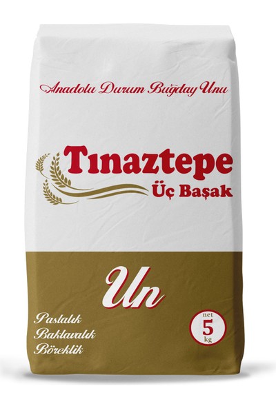 Tınaztepe Üçbaşak Sarı Buğday Unu 5 kg (Pastalık ve Böreklik)