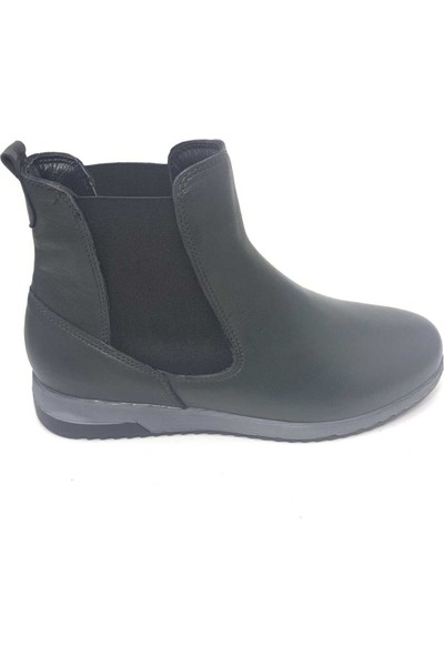 Biosoft Deri Haki Yeşil Kadın Bot 19203 Bs