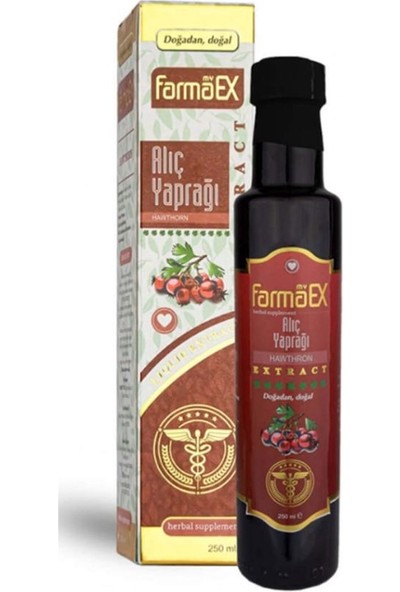 My Farmaex Alıç Yaprağı Ekstraktı 250 ml Ynaturel My Farmaex Alıç Yaprağı Ekstraktı 250 ml Ynaturel