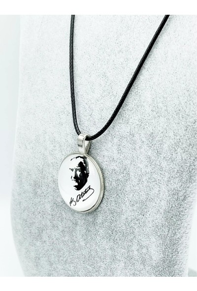 By Pamir Mustafa Kemal Atatürk Silueti Epoksi Kolye