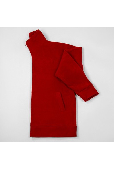 Tek Üst Polar Ceket Kırmızı