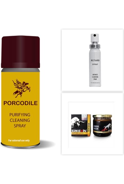 Porcodile Sprey - Retard For Men Sprey Ve Erkexin Macun Porcodile Sprey - Retard For Men Sprey Ve Erkexin Macun