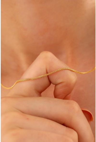 Sefa Kuyumculuk 14 Ayar Altın Küp Zincir Kolye