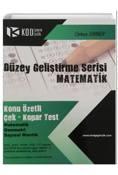 Düzey Geliştirme Serisi Matematik Konu Özetli Çek Kopar Test Düzey Geliştirme Serisi Matematik Konu Özetli Çek Kopar Test