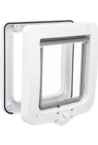 Trixie Kedi Kapısı, Dört Yönlü, 20 x 22 Cm, Beyaz Trixie Kedi Kapısı, Dört Yönlü, 20 x 22 Cm, Beyaz
