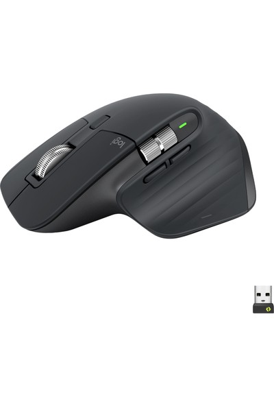 Logitech Mx Master 3s Performans 8.000 Dpı Optik Sensörlü Sessiz Kablosuz Mouse - Siyah Logitech Mx Master 3s Performans 8.000 Dpı Optik Sensörlü Sessiz Kablosuz Mouse - Siyah
