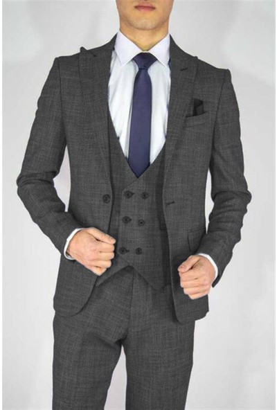Twenhil Takım Elbise Slimfit Yelekli 44-56 Twenhil Takım Elbise Slimfit Yelekli 44-56
