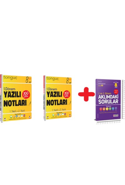 Tonguç Akademi 8. Sınıf Yeni Nesil Tüm Dersler Yazılı Notları 1. Dönem & 2. Dönem 1 ve 2. Yazılı Tonguç Akademi 8. Sınıf Yeni Nesil Tüm Dersler Yazılı Notları 1. Dönem & 2. Dönem 1 ve 2. Yazılı