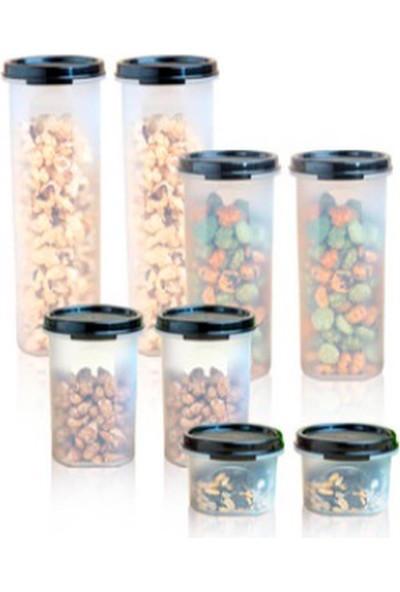 Tupperware Oval Yuvarlak Siyah 8 Li Set Esc Tupperware Oval Yuvarlak Siyah 8 Li Set Esc