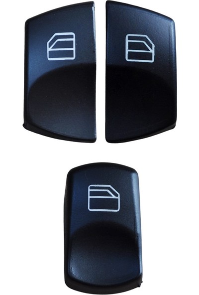 Alpha Auto Part Mercedes Sprinter, Volkswagen Crafter Için Cam Düğme Kapağı-3'lü Set Alpha Auto Part Mercedes Sprinter, Volkswagen Crafter Için Cam Düğme Kapağı-3'lü Set