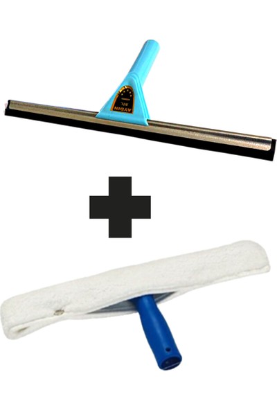 Oliva Nero Metal Başlıklı Cam Çek Çek Camsil 45 cm + 45 cm Peluş