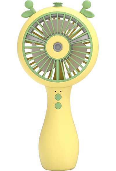 Easyde Taşınabilir Masaüstü USB Fanı - Sarı (Yurt Dışından)