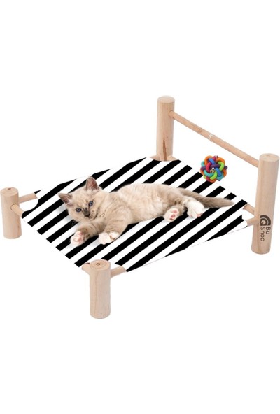 Bushop Bushop-Kedi Yatağı - Lüx Kumaş- Modern Kedi Yatağı- Siyah Zebra Modeli Bushop Bushop-Kedi Yatağı - Lüx Kumaş- Modern Kedi Yatağı- Siyah Zebra Modeli