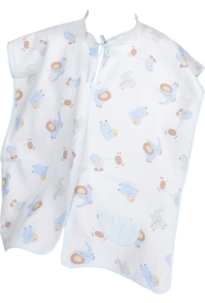 Sema Baby Çok Amaçlı Emzirme Örtüsü - Mavi Fil