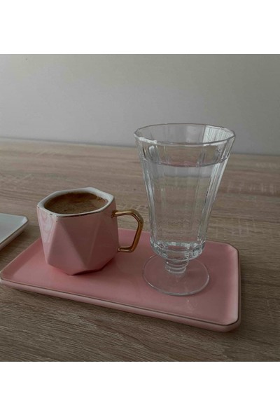 6 Lı Kahve Yanı Su Bardağı