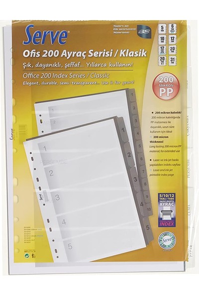 Berlin Shop Ofis 200 Pp Ayrac Serisi Gunler A4