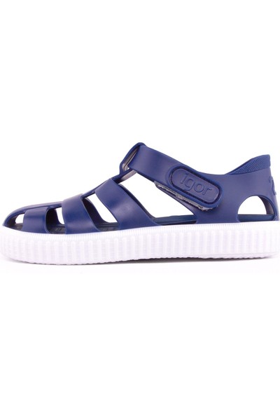 Igor S10289 Nico Çocuk Lacivert Beyaz Sandalet Igor S10289 Nico Çocuk Lacivert Beyaz Sandalet