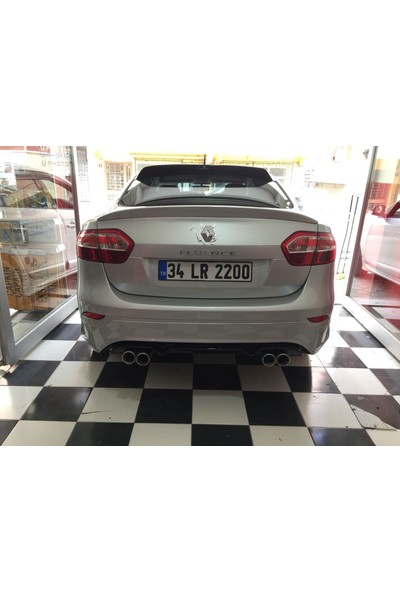 Renault Fluence Arka Ek Makyajlı (Plastik) Sağ Sol Çift Çıkışlı Renault Fluence Arka Ek Makyajlı (Plastik) Sağ Sol Çift Çıkışlı