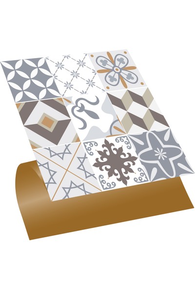 Tink Kendinden Yapışkanlı Agora Desenli Pvc Karo 30x30 cm 4 Adet 0,36 M2 Tink Kendinden Yapışkanlı Agora Desenli Pvc Karo 30x30 cm 4 Adet 0,36 M2