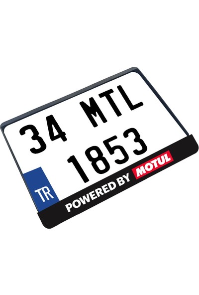 Motul Powered By Motul Motosiklet Plakalık Motul Powered By Motul Motosiklet Plakalık