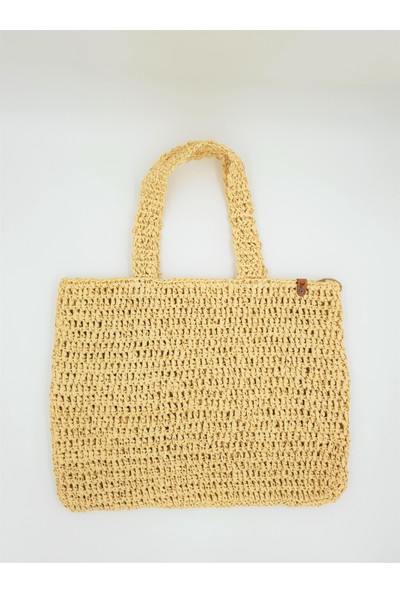 Punta Collection Shoppıng Bag - Krem Punta Collection Shoppıng Bag - Krem