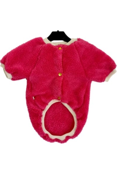 Gobo Welsoft Çıtçıtlı Pembe Kedi Köpek Kıyafeti Elbisesi Gobo Welsoft Çıtçıtlı Pembe Kedi Köpek Kıyafeti Elbisesi