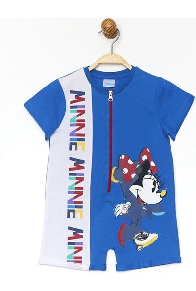 Disney Kız Çocuk Minnie Mouse Kısa Tulum