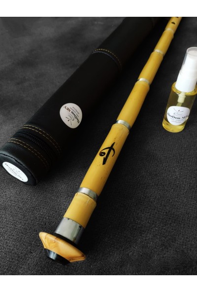 Herdem Ney Tel Sargılı Profesyonel Kız Ney Sol El Üstte Manda Boynuzu Başpareli Herdem Ney Tel Sargılı Profesyonel Kız Ney Sol El Üstte Manda Boynuzu Başpareli