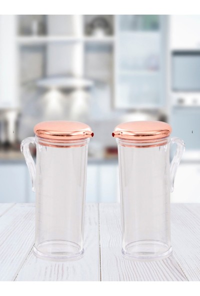 Madonna Home 2'li 600 cc Akrilik Yağdanlık Seti Sızdırmaz