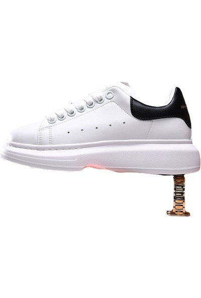 Mcqueen Erkek ve Kadın Kalın Tabanlı Spor Ayakkabı, Üst Katman Dana Derisi (Yurt Dışından) Mcqueen Erkek ve Kadın Kalın Tabanlı Spor Ayakkabı, Üst Katman Dana Derisi (Yurt Dışından)