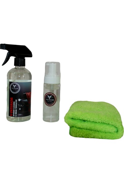 Venom Iç Mekan Temizleyici & Köpük Yapıcı (Dolu) & Mikrofiber Bez