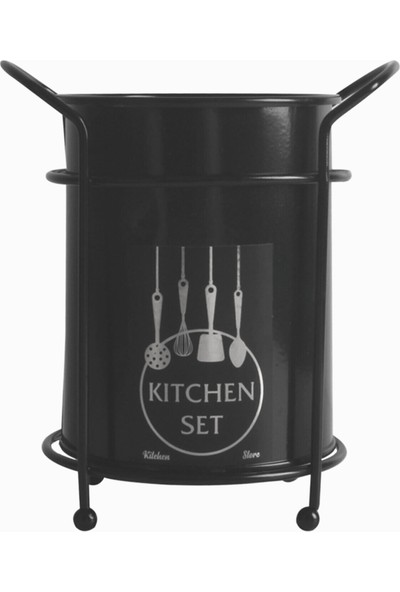 Kaşıklık Tezgah Üstü Dekoratif Metal Kaşıklık Çatallık Büyük Boy Kaşıklık Tezgah Üstü Dekoratif Metal Kaşıklık Çatallık Büyük Boy