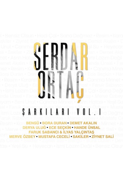 Serdar Ortaç Şarkıları Vol:1 (Cd) Serdar Ortaç Şarkıları Vol:1 (Cd)