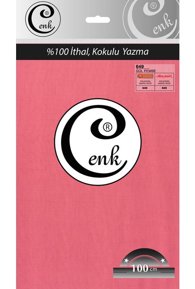 Cenk Poşetli Yazma Düz Renk Cenk Poşetli Yazma Düz Renk