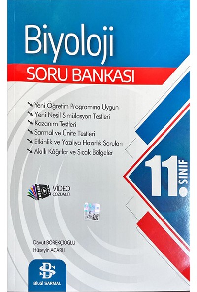 Bilgi Sarmal Yayınları Bilgi Sarmal 11. Sınıf Biyoloji Soru Bankası 2023 Bilgi Sarmal Yayınları Bilgi Sarmal 11. Sınıf Biyoloji Soru Bankası 2023