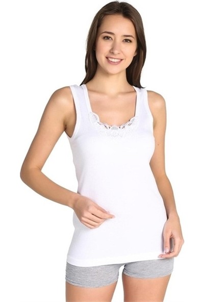 Tutku Bayan 3 Lü Paket 140 Ribana Güpürlü Geniş Askılı Atlet Tutku Bayan 3 Lü Paket 140 Ribana Güpürlü Geniş Askılı Atlet