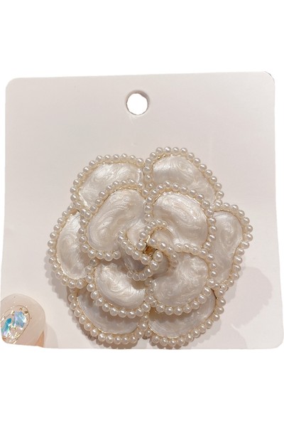 Dlloer Gül Çiçek Inci Broş (Yurt Dışından)