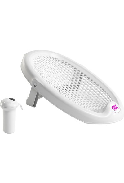 Okbaby Jelly Küvet Aparatı & Splash Bebek Duşu / Beyaz