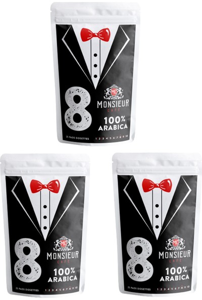 Monsieur Cafe Senseo Pod Dark Roast Avantaj Paketi 75 'li Monsieur Cafe Senseo Pod Dark Roast Avantaj Paketi 75 'li