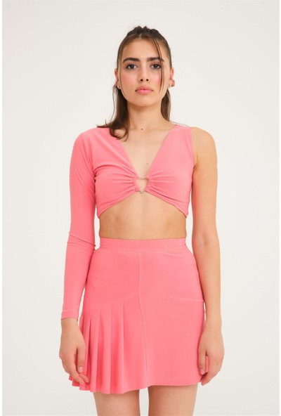 Fineapple Ala x Fineapple Somon Kalp Detayli Bluz Fineapple Ala x Fineapple Somon Kalp Detayli Bluz