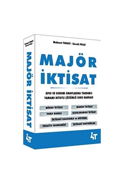 4T Yayınları Majör Iktisat 4T Yayınları Majör Iktisat