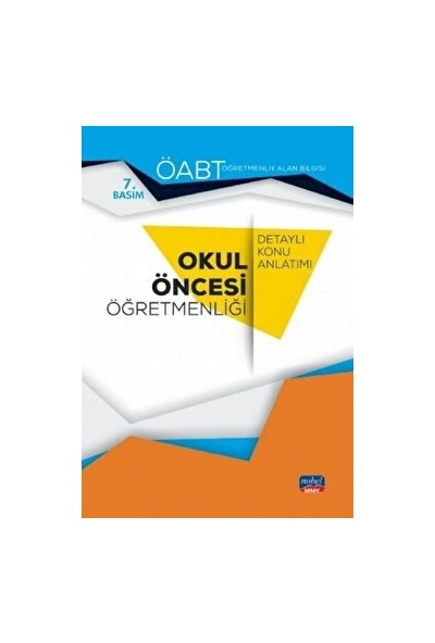 Nobel Sınav Yayınları Öabt Okul Öncesi Öğretmenliği Konu Anlatımı Nobel Sınav Yayınları Öabt Okul Öncesi Öğretmenliği Konu Anlatımı