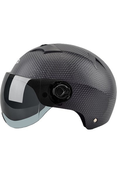 Dlloer Yaz Motosiklet Kaskı Karbon Fiber Sweat-Mat Siyah (Yurt Dışından) Dlloer Yaz Motosiklet Kaskı Karbon Fiber Sweat-Mat Siyah (Yurt Dışından)