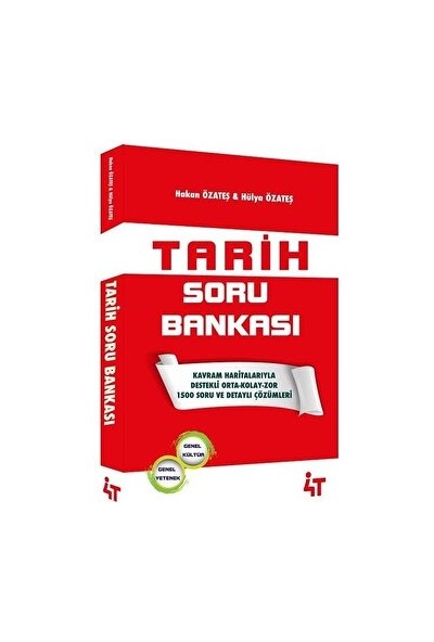 4T Yayınları 2020 Tarih Soru Bankası