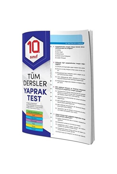 Kişisel Yayınlar 10. Sınıf Tüm Dersler Yaprak Test Kişisel Yayınlar 10. Sınıf Tüm Dersler Yaprak Test