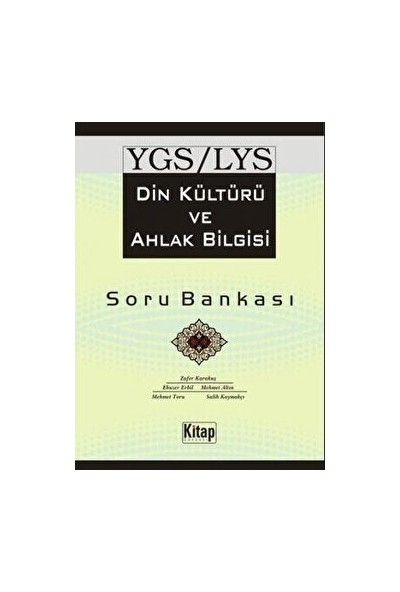 Kişisel Yayınlar YGS - Lys Din Kültür ve Ahlak Bilgisi Soru Bankası Kişisel Yayınlar YGS - Lys Din Kültür ve Ahlak Bilgisi Soru Bankası
