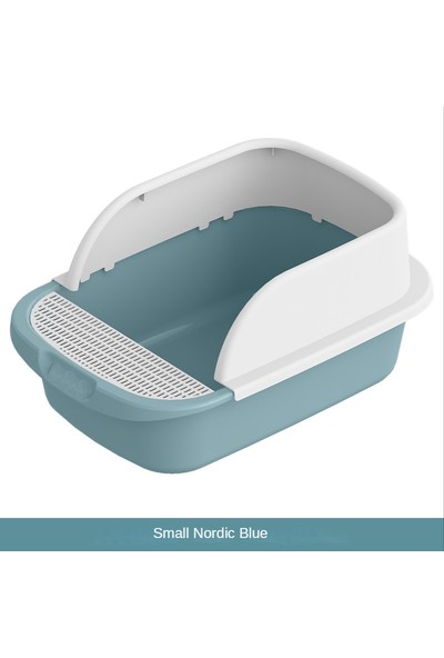 Dlloer Tamamen Yarı Kapalı Su Sıçramasına Karşı Korumalı Kedi Tuvaleti (Yurt Dışından)