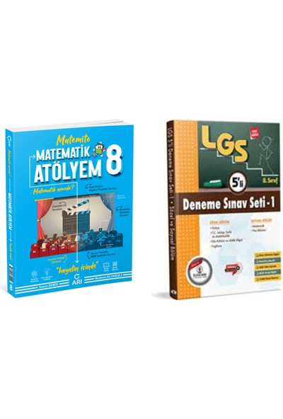 Arı Yayıncılık 8. Sınıf Matematik Atölyem + Özdebir Yayınları 5 Lilgs Denemesi Arı Yayıncılık 8. Sınıf Matematik Atölyem + Özdebir Yayınları 5 Lilgs Denemesi