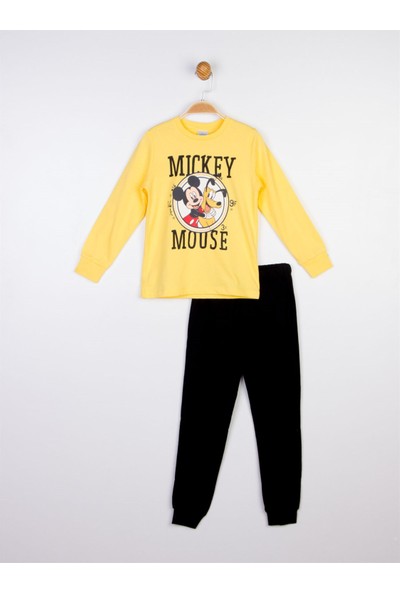 Mickey Mouse Lisanslı Çocuk Pijama Takımı 20606 Mickey Mouse Lisanslı Çocuk Pijama Takımı 20606