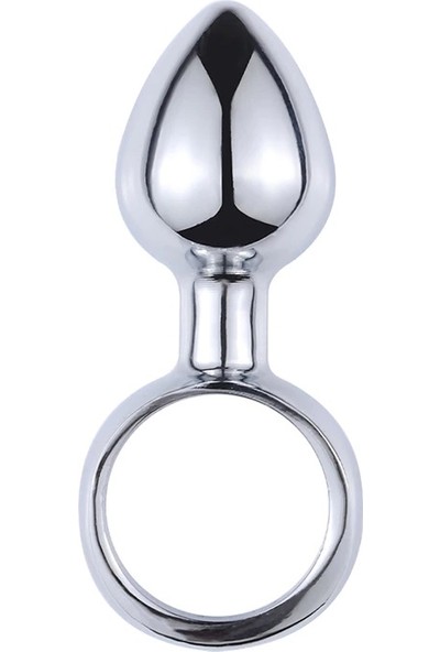 Parmağa Takılabilir Halkalı Metal Anal Plug 5 Cm Parmağa Takılabilir Halkalı Metal Anal Plug 5 Cm